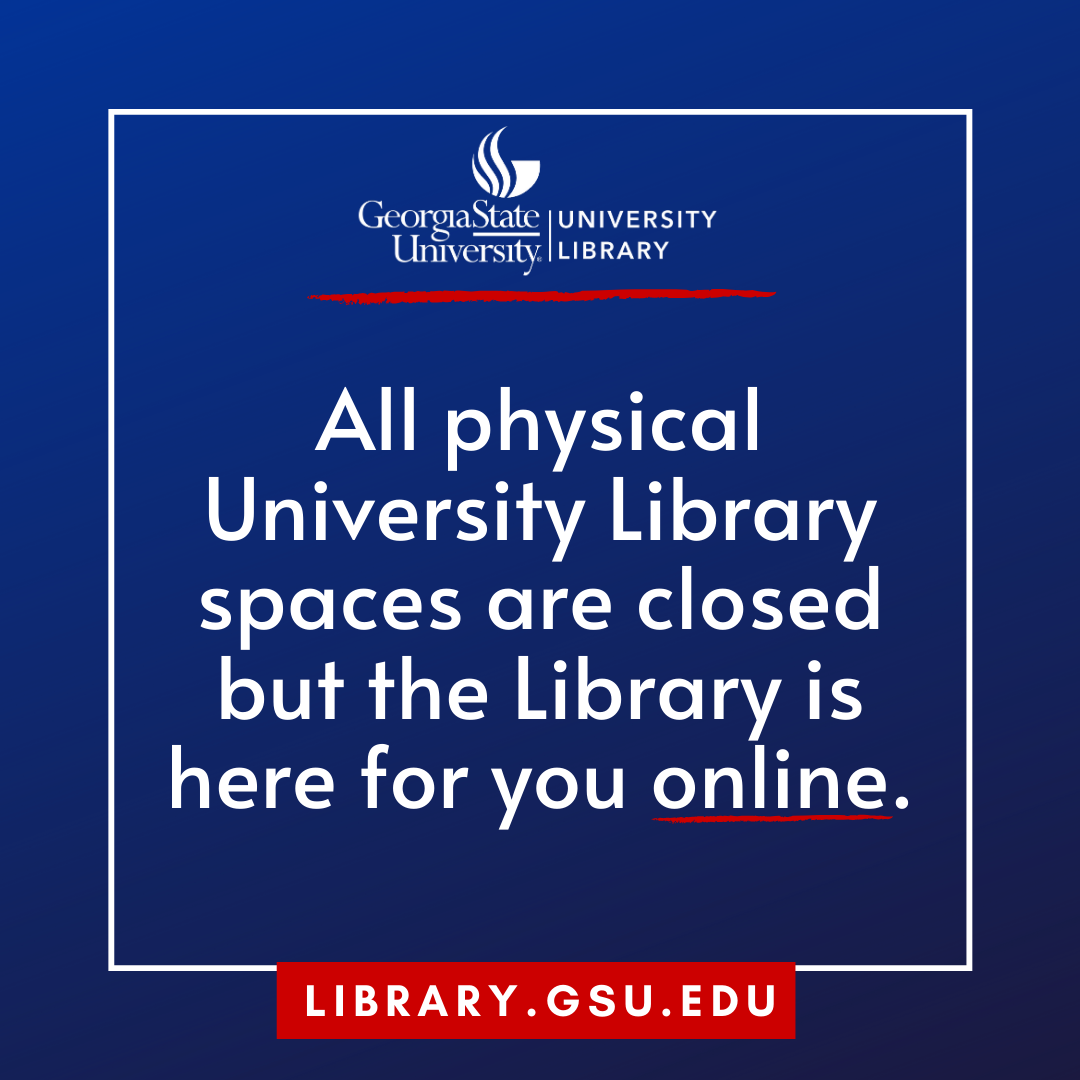 The Library remains here for you online! – University Library News