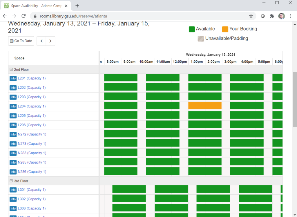 Library Study Room Reservations Now Required at Atlanta Campus ...