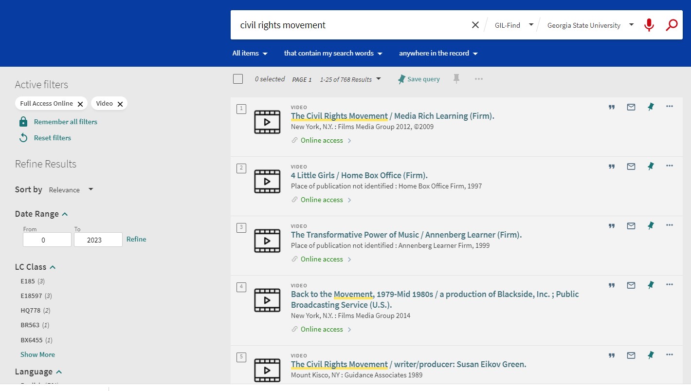 Finding Streaming Films – University Library News